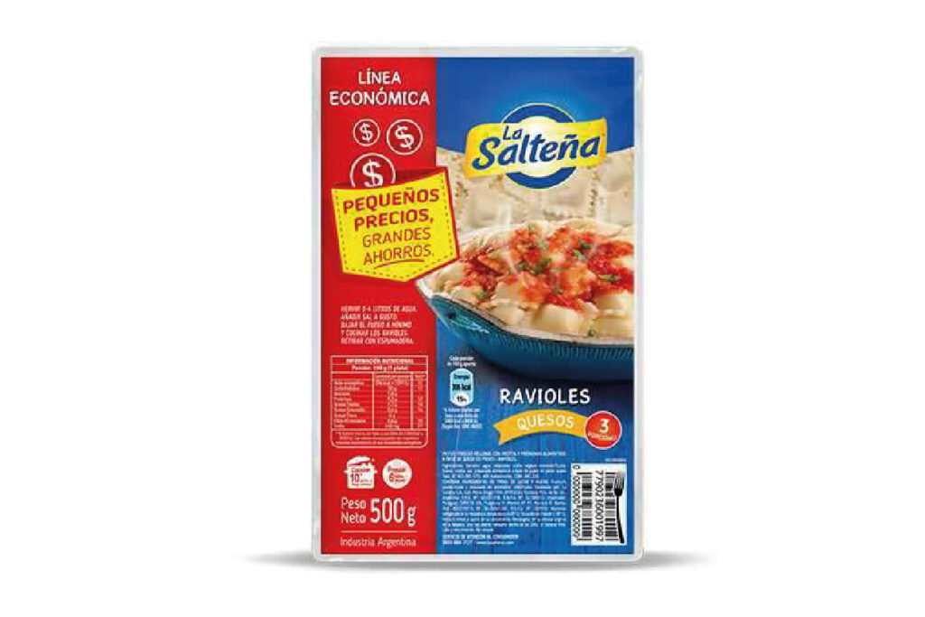 Ravioles La Salteña 3 Quesos 500 gr. – Comercializadora Morres